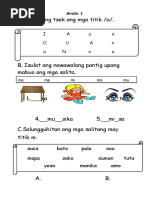Aralin 1 Titik M | PDF