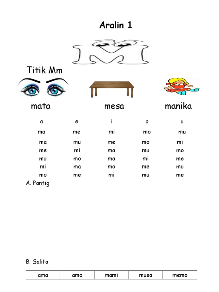 Aralin 1 Titik M Pdf