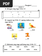 Aralin 1 Titik M Pdf