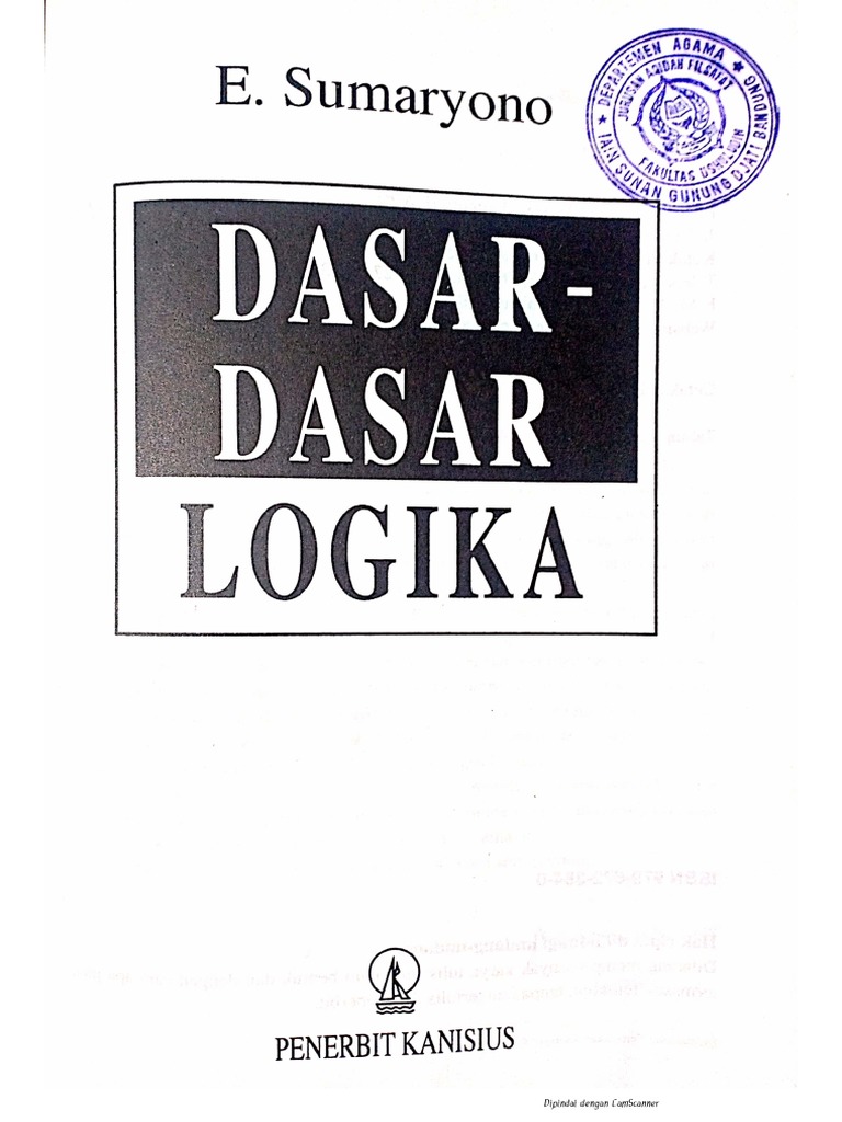 Dasar-Dadar Logika - E. Sumaryono | PDF