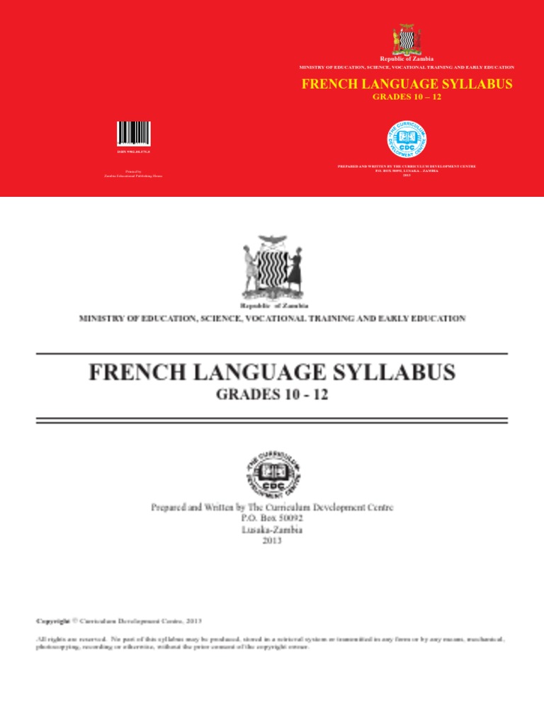 French - Grade 10 - 12 | PDF | Learning | Curriculum