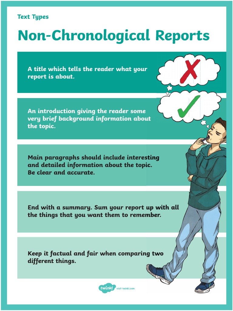 t2 e 201 Text Types Guide Nonchronological Report Display Poster - Ver ...
