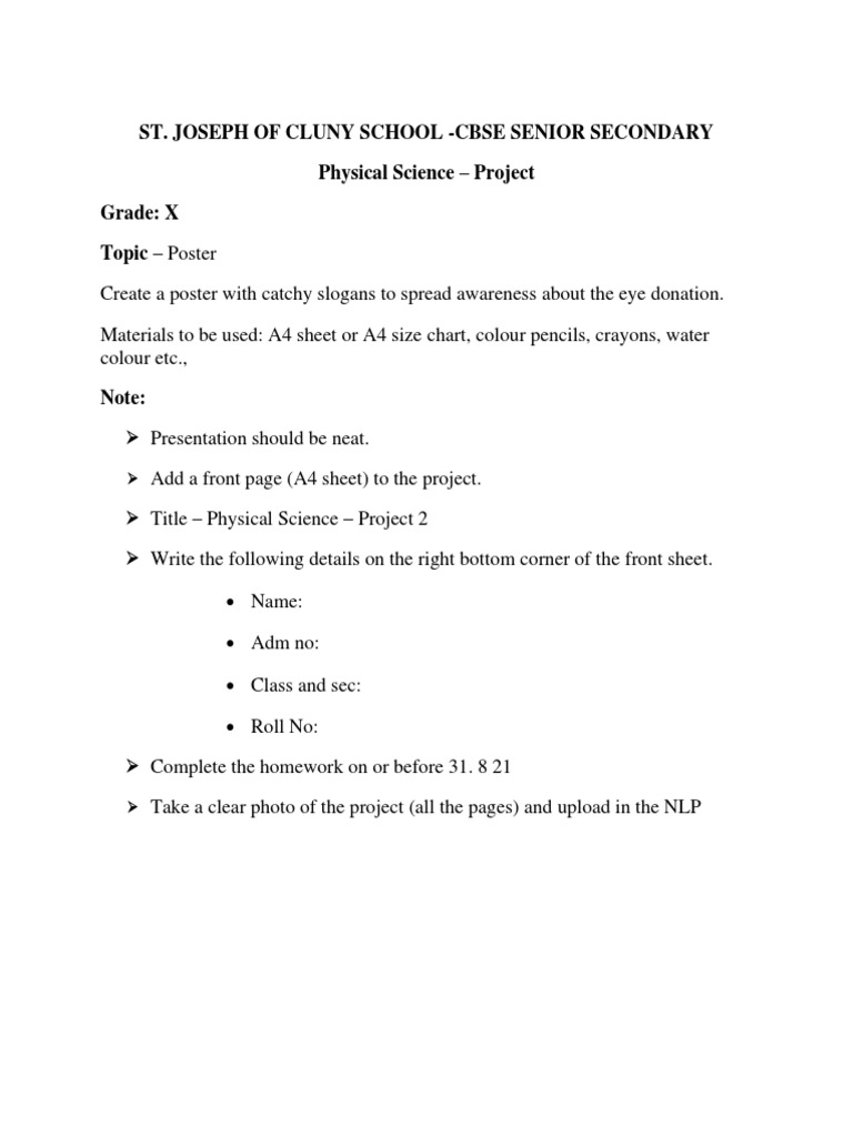 Grade 10 - Physical Science - Project - Chap 11 | PDF | Language Arts ...
