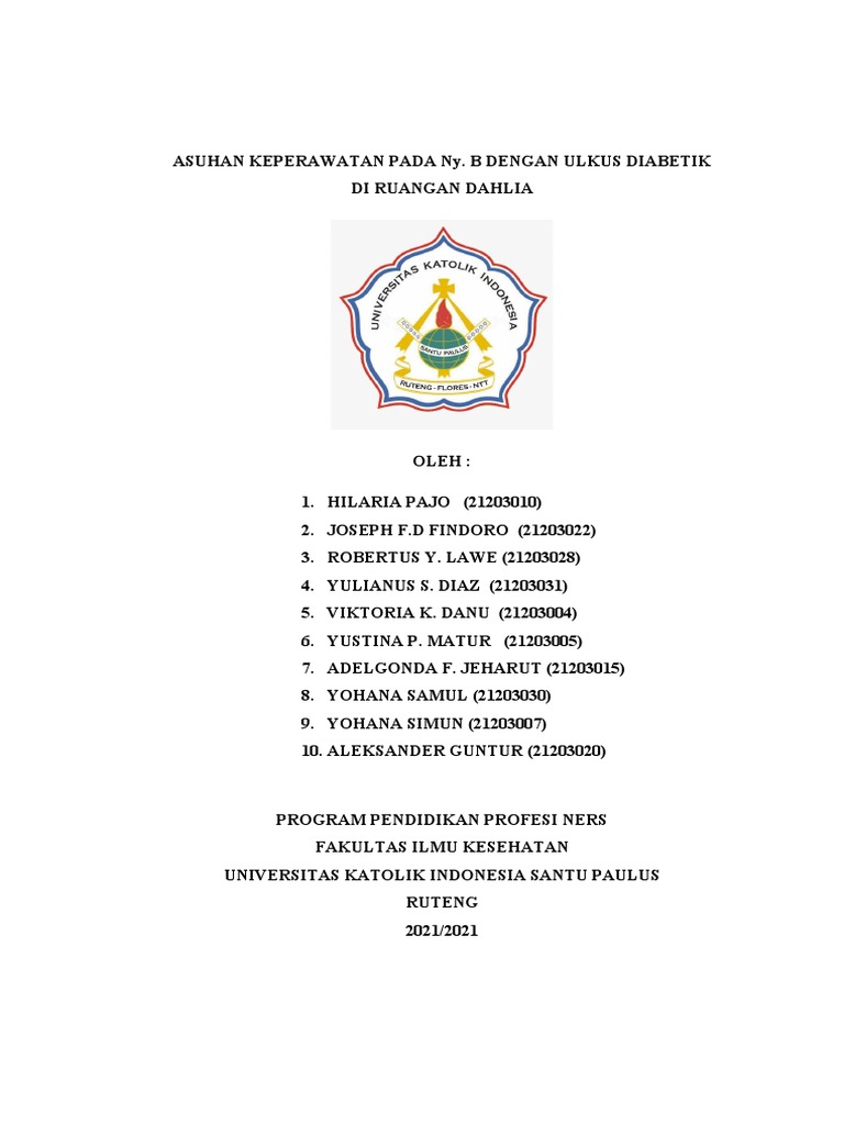 Askep Kelompok KMB 1 Ulkus Diabetik | PDF