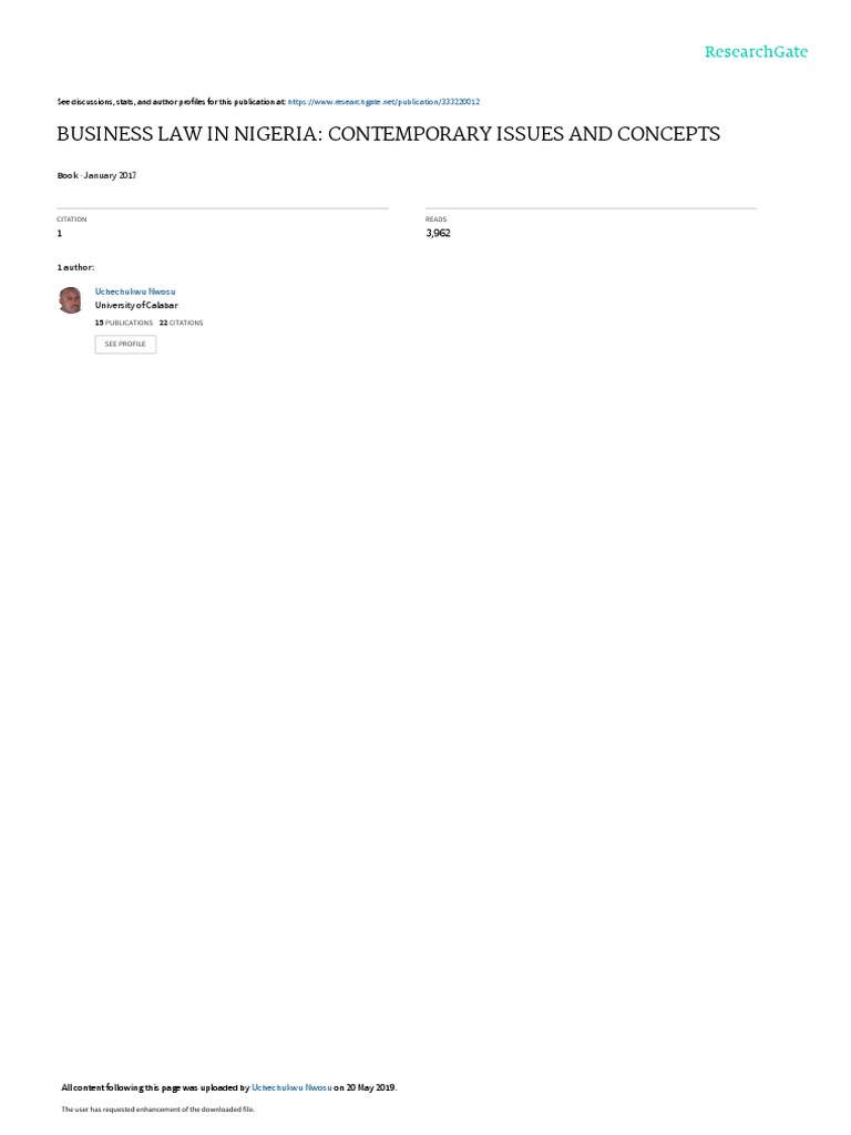 Business Law Textbook 2017 | PDF | Law Of Agency | Business