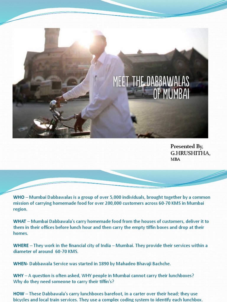 Mumbai Dabbawalas | PDF | Economies | Business