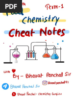Ncert Kaksha Class 12 Chemistry Formula Sheet | PDF