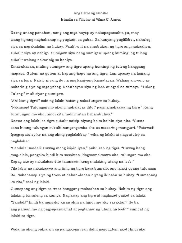 Ang Hatol NG Kuneho | PDF