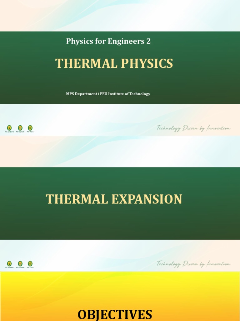 MTPDF2 Thermal Physics | PDF | Heat Transfer | Thermal Expansion