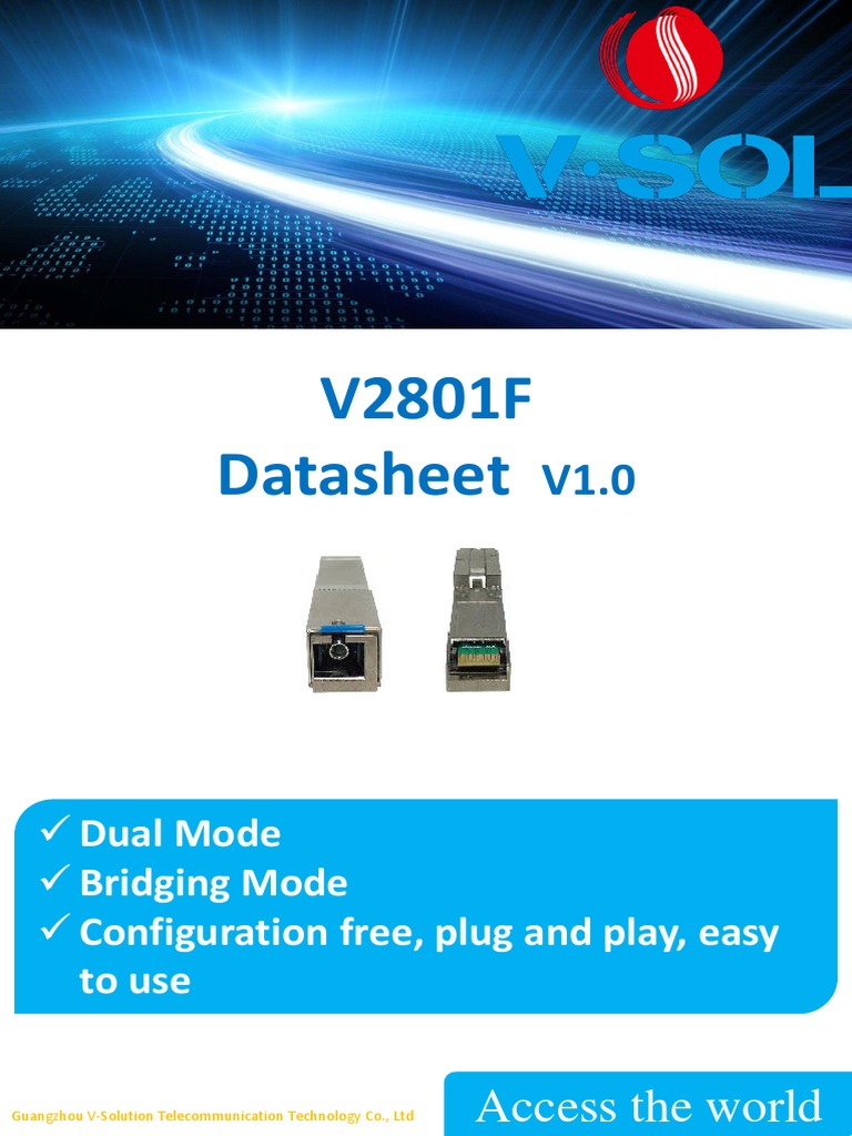 VSOL V2801F Datasheet V1.0 | PDF | Computer Engineering | Internet ...