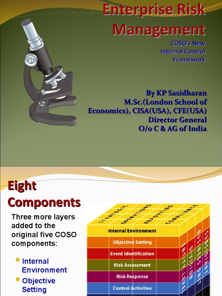Session-I Enterprise Risk Management - COSO S | PDF | Risk | Risk ...