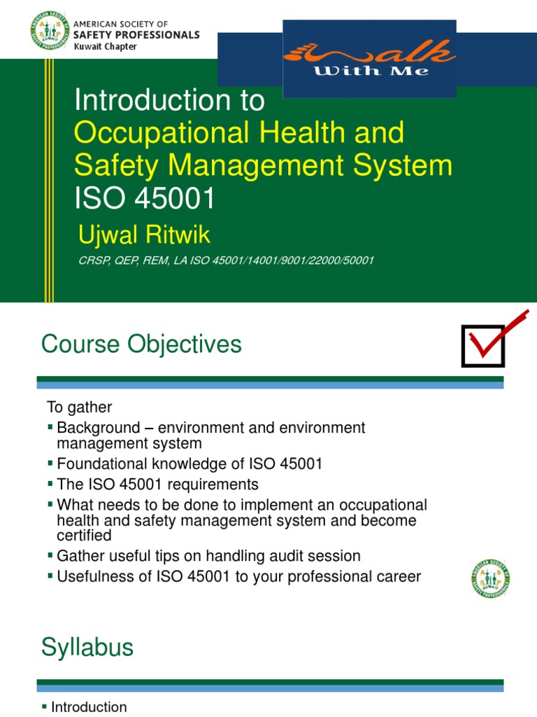 Introduction To ISO-45001 | PDF | Occupational Safety And Health | Risk
