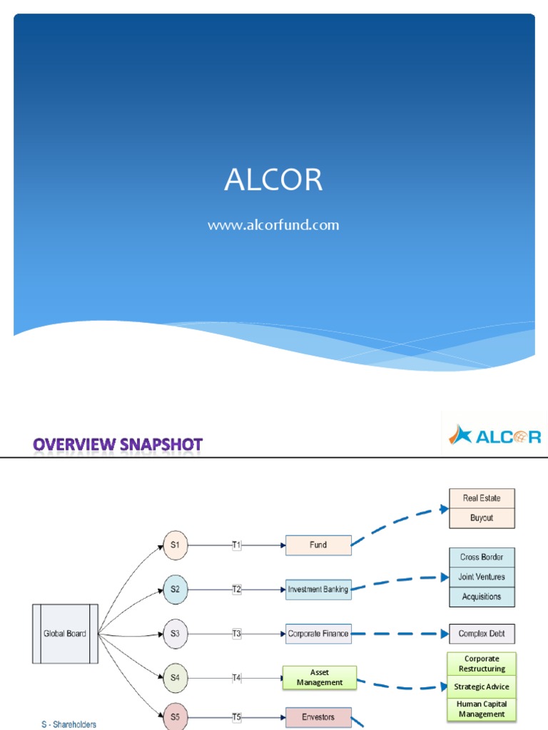 Alcor Profile | PDF | Private Equity | Mergers And Acquisitions