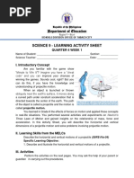 Understanding Angle of Release in Motion | PDF | Projectiles | Acceleration