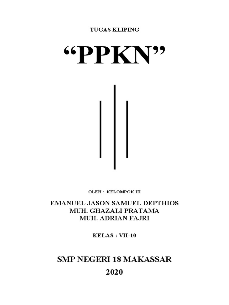 Makalah PKN SMP Vii Materi Bab 1&2 | PDF | Politik