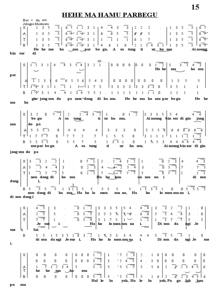 Hehe Ma Hamu Parbegu | PDF