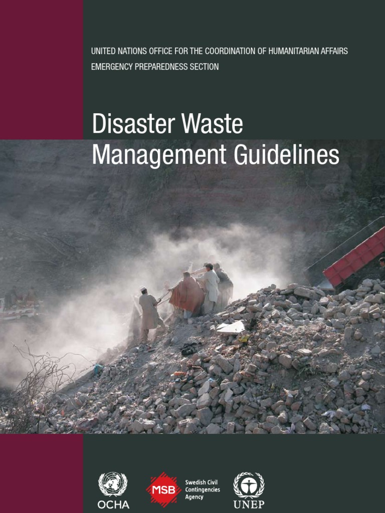Disaster Waste Management Guidelines | PDF | Waste Management ...