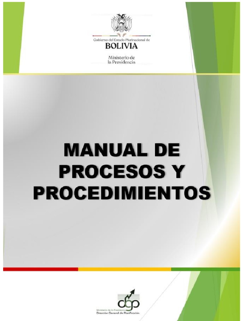 Manual de Procesos y Procedimientos 2020 | Descargar gratis PDF ...