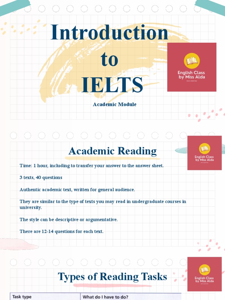 IELTS Academic Module Intro | PDF | International English Language ...