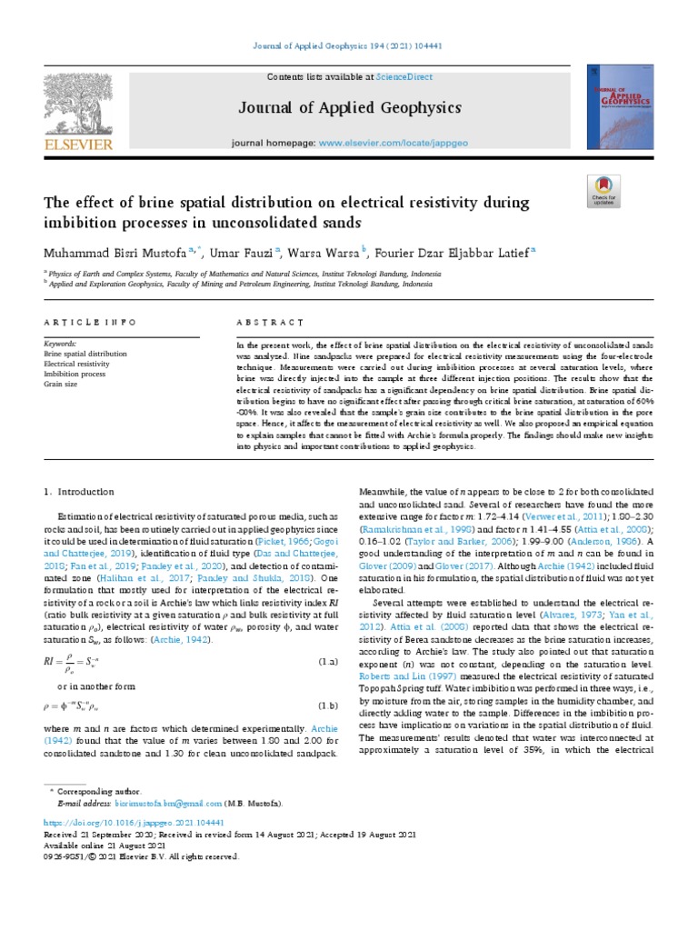 Mustofa Et Al. - 2021 - The Effect of Brine Spatial Distribution On ...