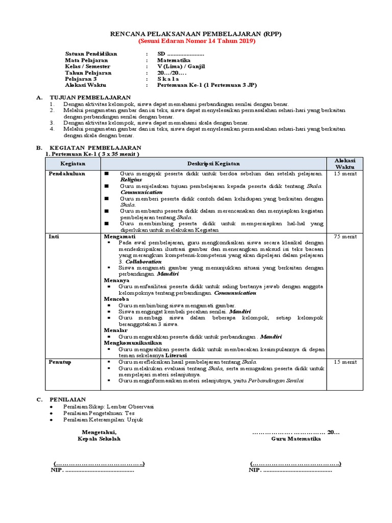 RPP BAB 3. Skala | PDF