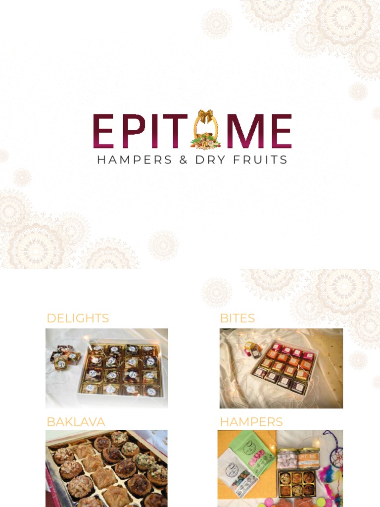 Epitome Hampers & Dry Fruits 2 | PDF | Food Ingredients | Foods