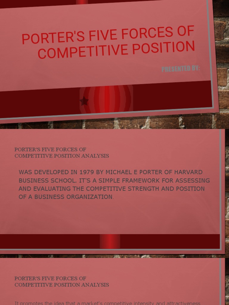 Understanding Porter's Five Forces Analysis | PDF | Economics | Business