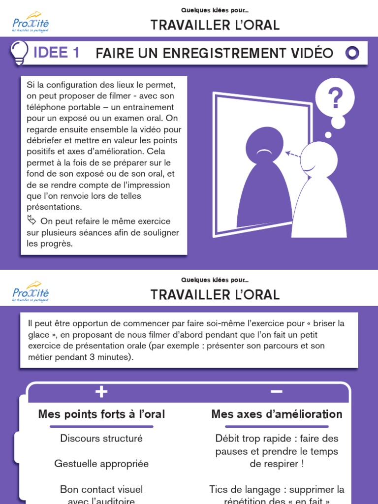 Travailler L Oral | PDF