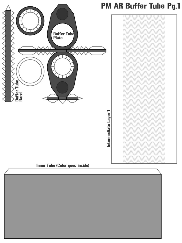 PM AR Buffer Tube Components Guide | PDF