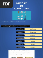Evolution of Computer History | PDF | Computer Engineering | Computing