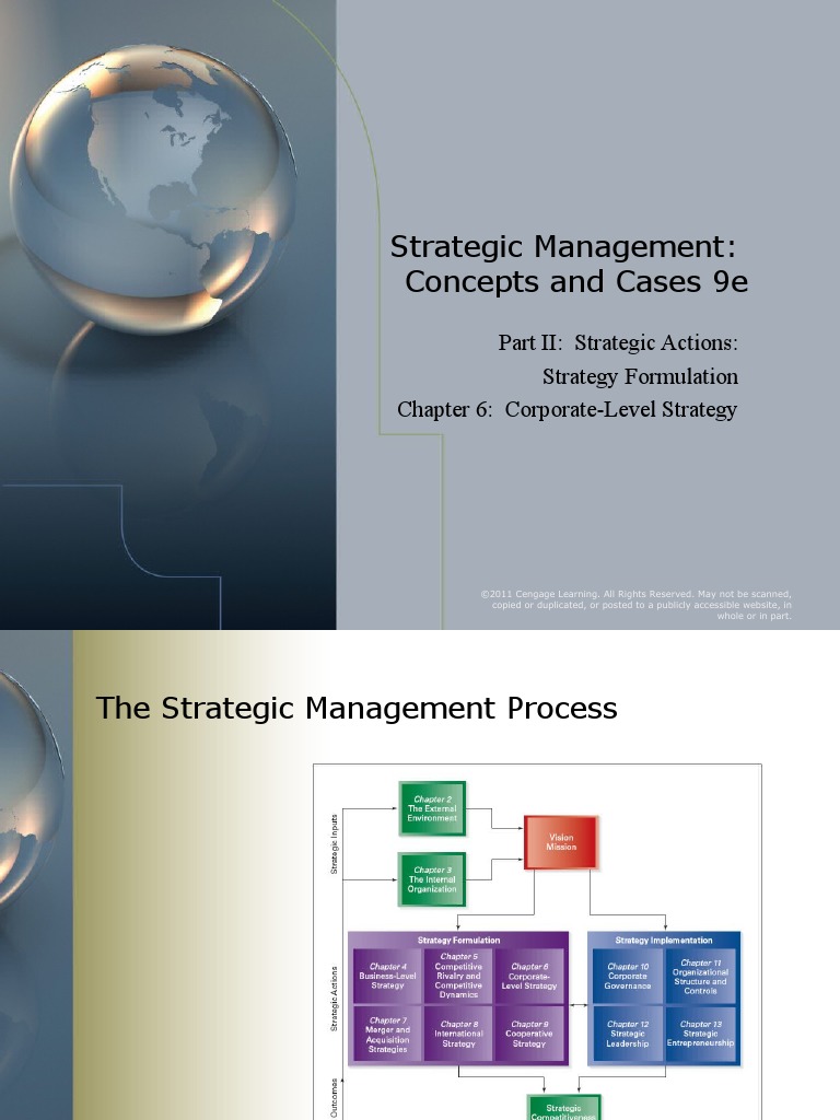 Strategic Management: Concepts and Cases 9e | PDF | Diversification ...