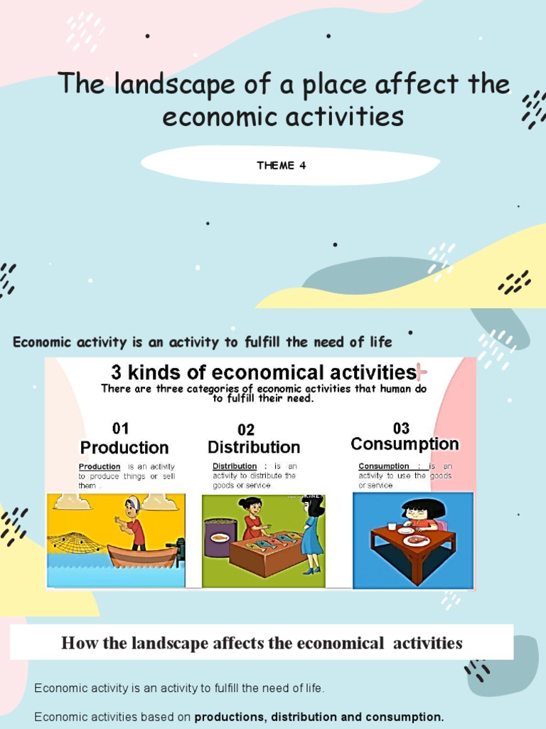 The Landscape of A Place Affect The Economic Activities: Theme 4 | PDF