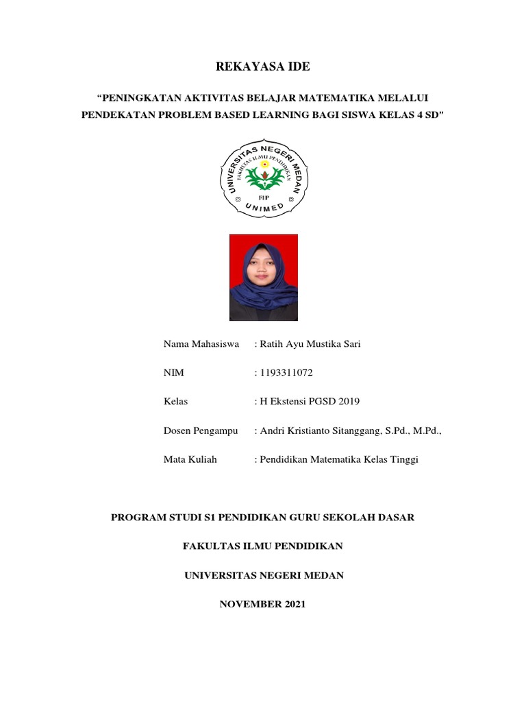 Ratih Ayu Mustika Sari - 1193311072 - RI - Pend. MM Kelas Tinggi - PGSD H-19 | PDF | Karier ...