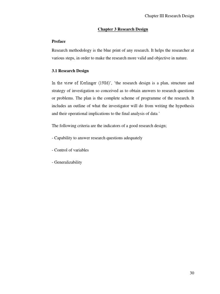 Chapter 3 Research Design | PDF | Syllable | Science