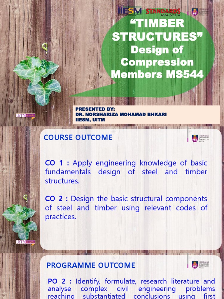 2.3 Design of Compression Member | PDF | Buckling | Civil Engineering