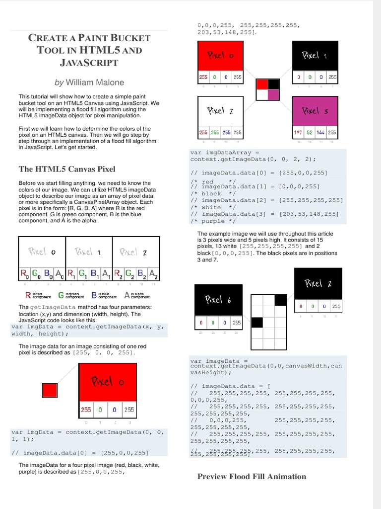 Fdocuments - in - Create A Paint Bucket Tool in html5 and Javascript | PDF | Computer Science ...
