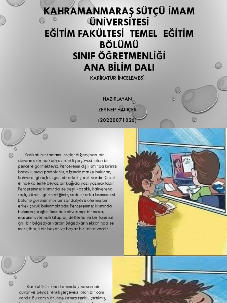 Zeynep Hancer Sinif Ogretmenligi 1 | PDF