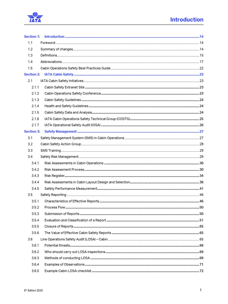 IATA Cabin Operations Safety Guide | PDF | Baggage | Seat Belt