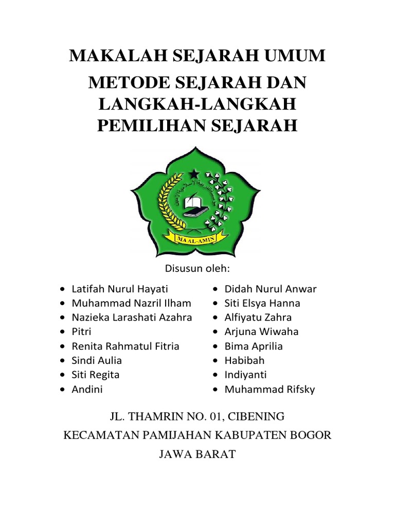 Kel 2-Metode Sejarah Dan Langkah-Langkah Pemilihan Sejarah | PDF