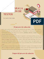 Etapas Del Proceso de Redacción (Mapa Conceptual) | PDF