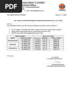 IOCL Bulk and Packed Bitumen Prices 2024 | PDF