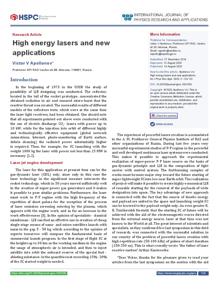 Ijpra Aid1030 | PDF | Lightning | Laser