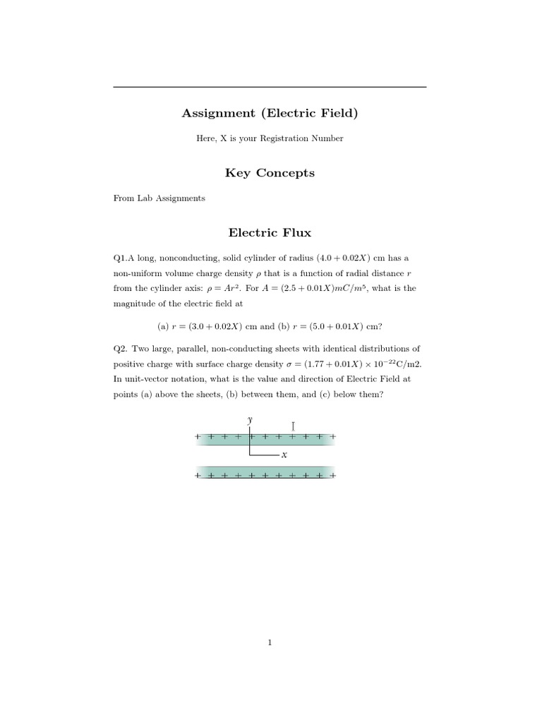 Electric Flux and Current | PDF | Flux | Electric Field