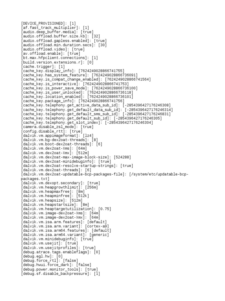 Ramdump Modem 2021-11-20 12-13-26 Props | PDF | Mobile Linux | Smart Devices