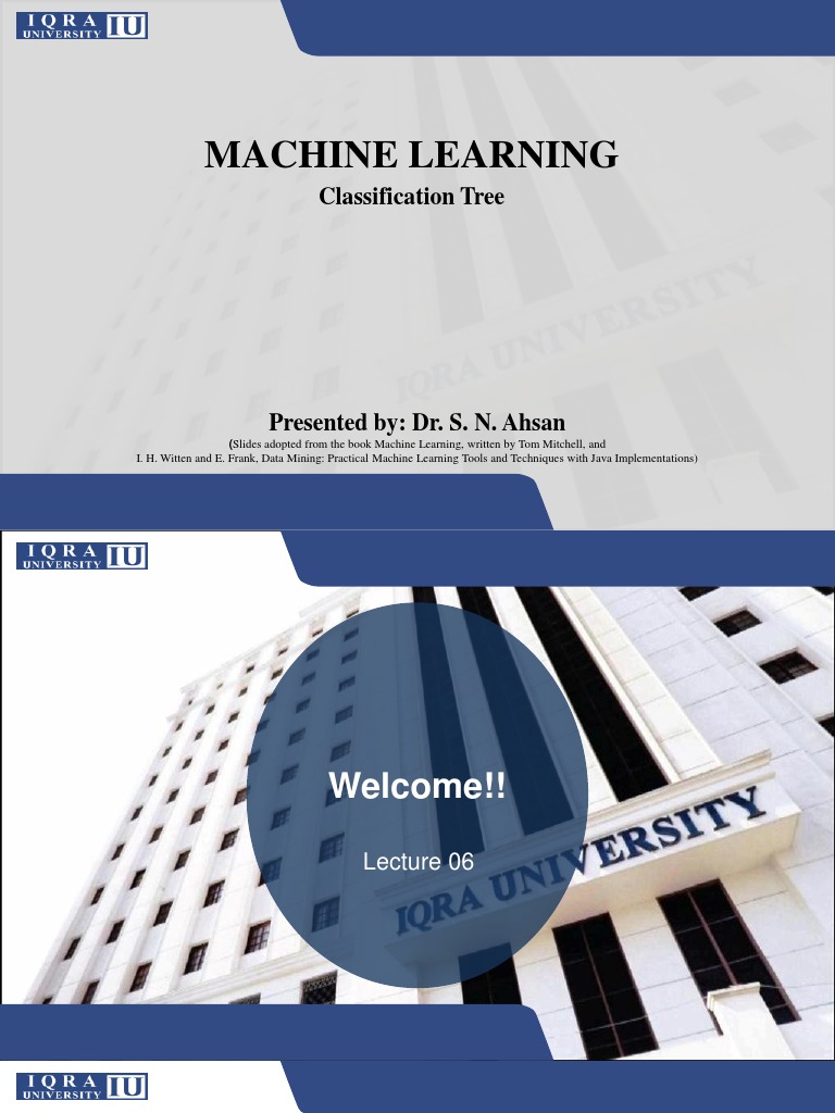 ML Classification Tree | Download Free PDF | Applied Mathematics ...