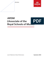 LRSM & FRSM Music Performance Diplomas | PDF | Musical Instruments ...
