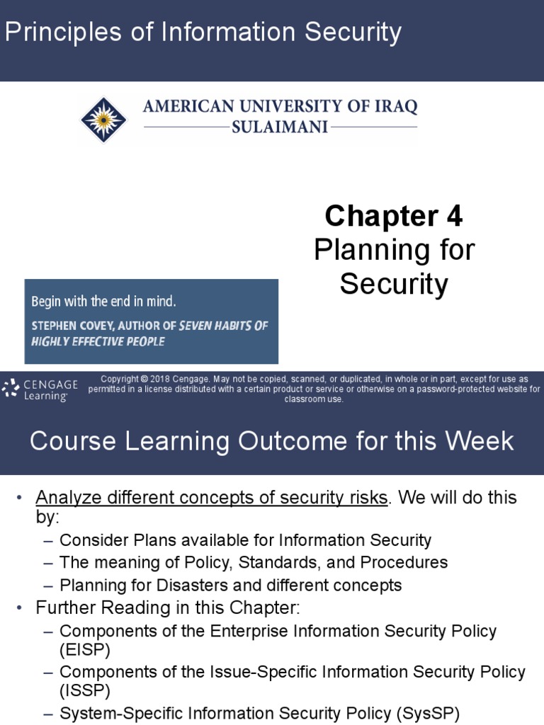 4 ITE403 Whitman Ch04 W4C1 | PDF | Information Security | Copyright