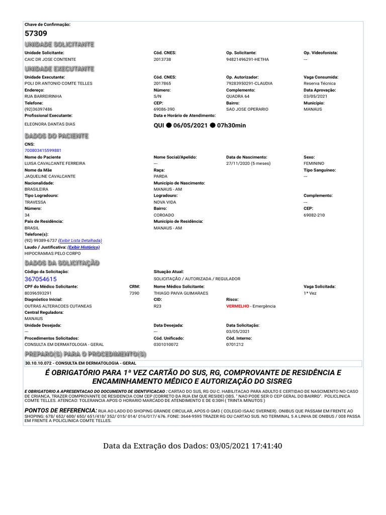 SISREG III - Servidor de Producao | PDF | Comunicação escrita