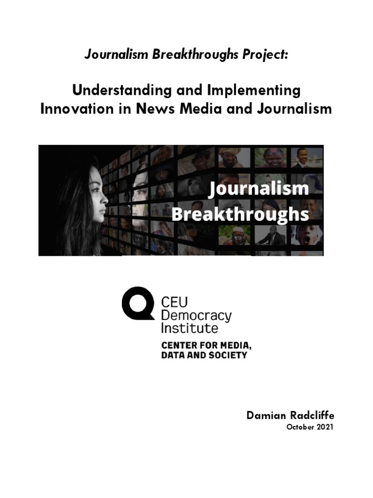 Understanding and Implementing Innovation in News Media and Journalism ...