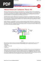 Mikuni BS34 Idle Circuit Tuning | PDF | Carburetor | Machines